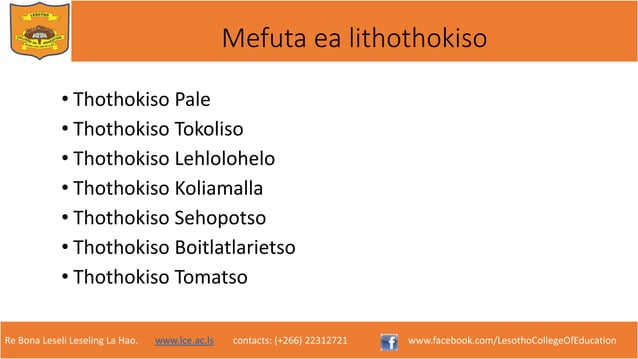 Thothokiso | PPTX