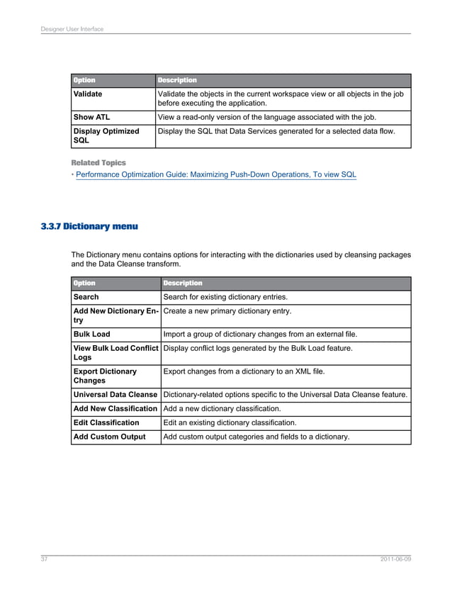 SAP BODS Designer PDF | PDF | Databases | Computer Software and Applications