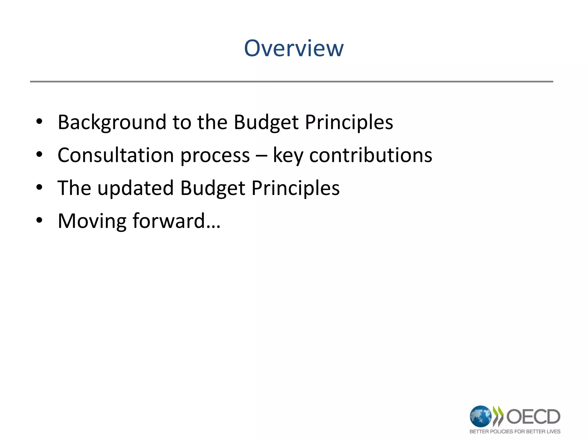 10 Principles of Budgetary Governance | PDF