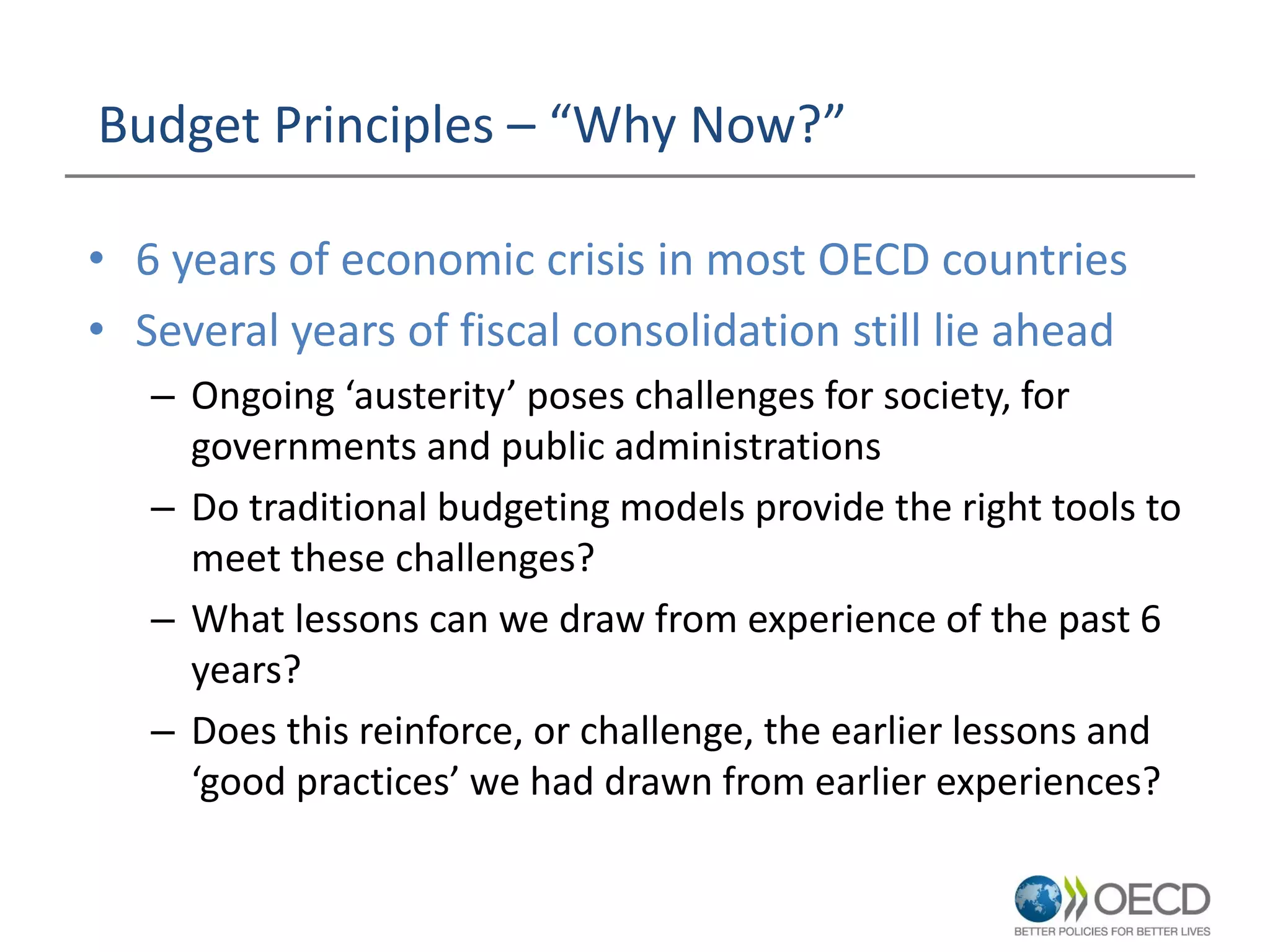 10 Principles of Budgetary Governance | PDF