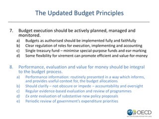 10 Principles of Budgetary Governance | PDF