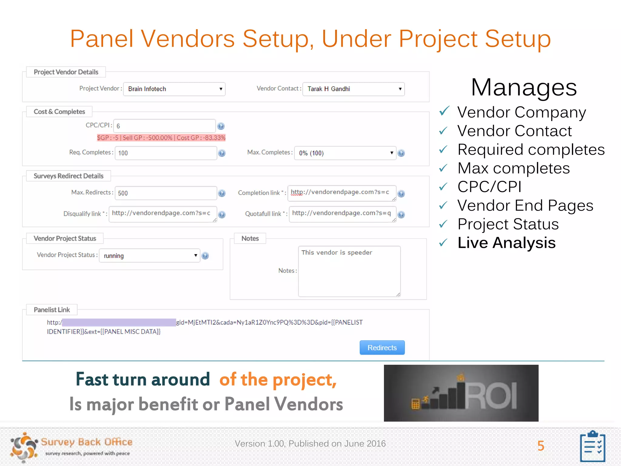 Survey Project Management Demo | PPSX | Business | Business and Finance