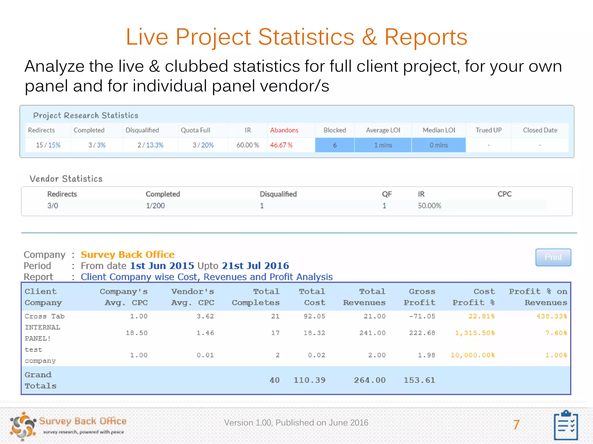 Survey Project Management Demo | PPSX | Business | Business and Finance