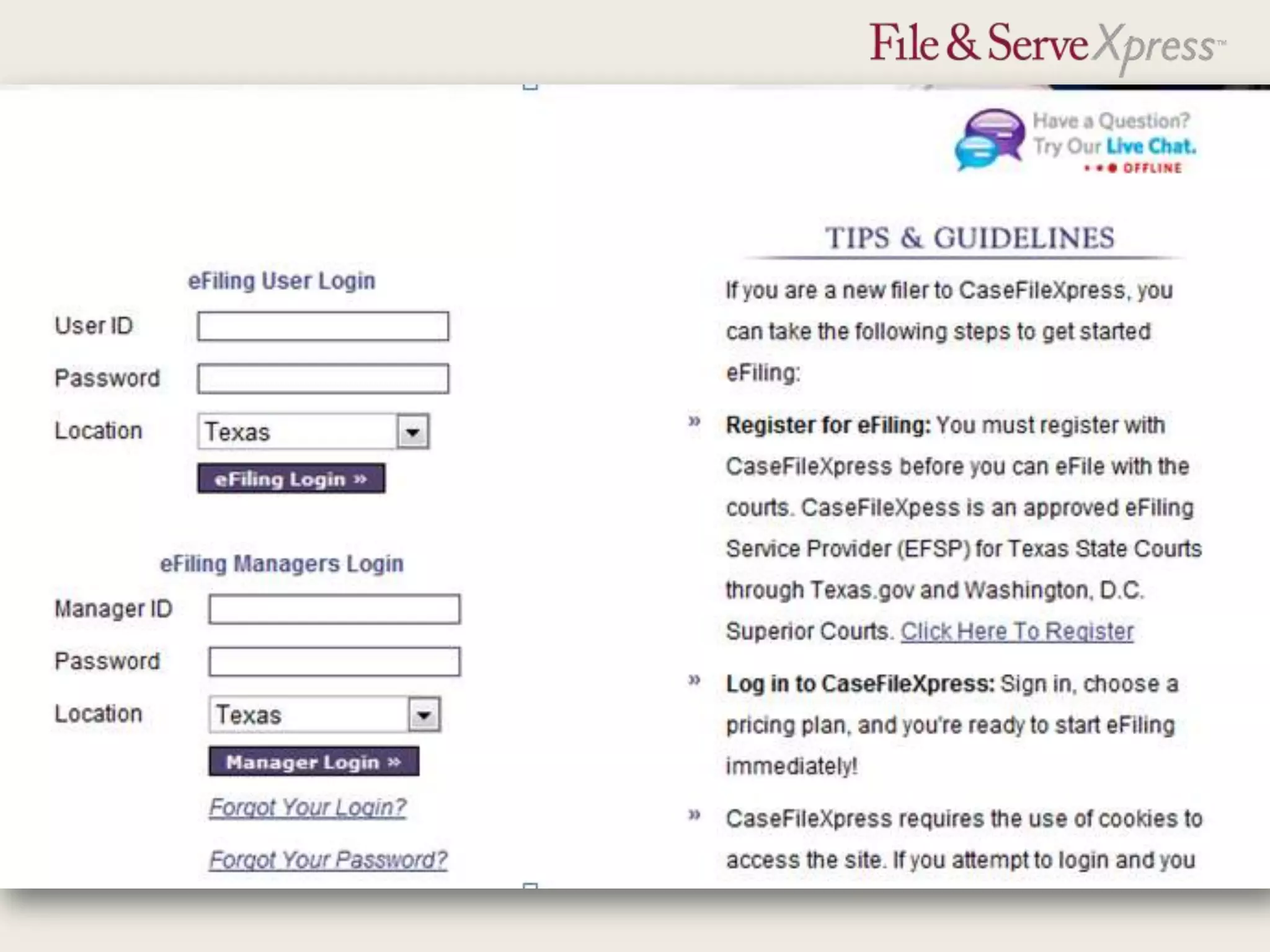File & ServeXpress -- The Best Choice for e-Filing in Texas | PPTX