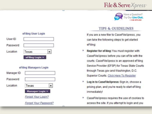 File & ServeXpress -- The Best Choice for e-Filing in Texas | PPTX