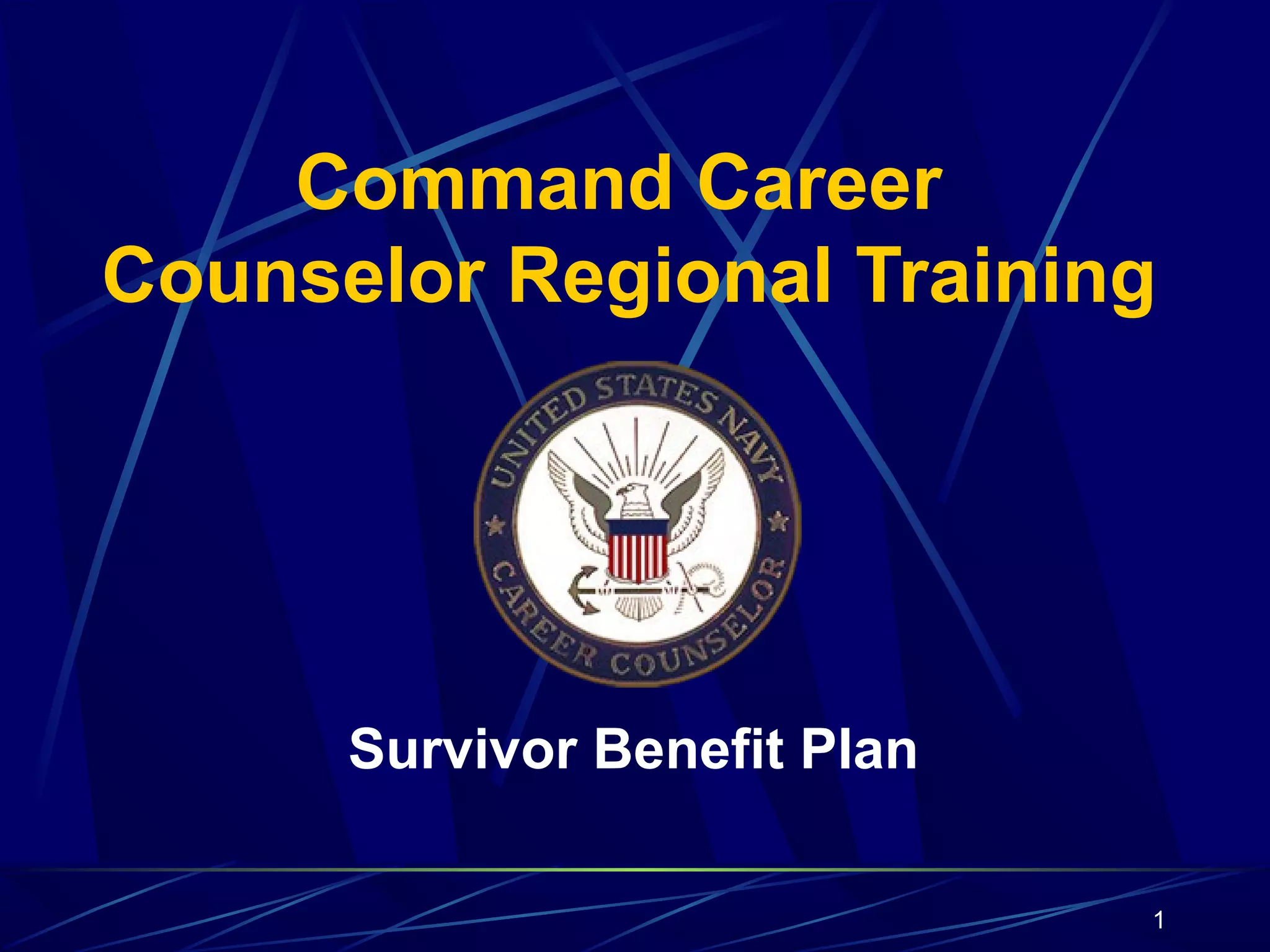 Survivor Benefit Plan Sbp | PPT