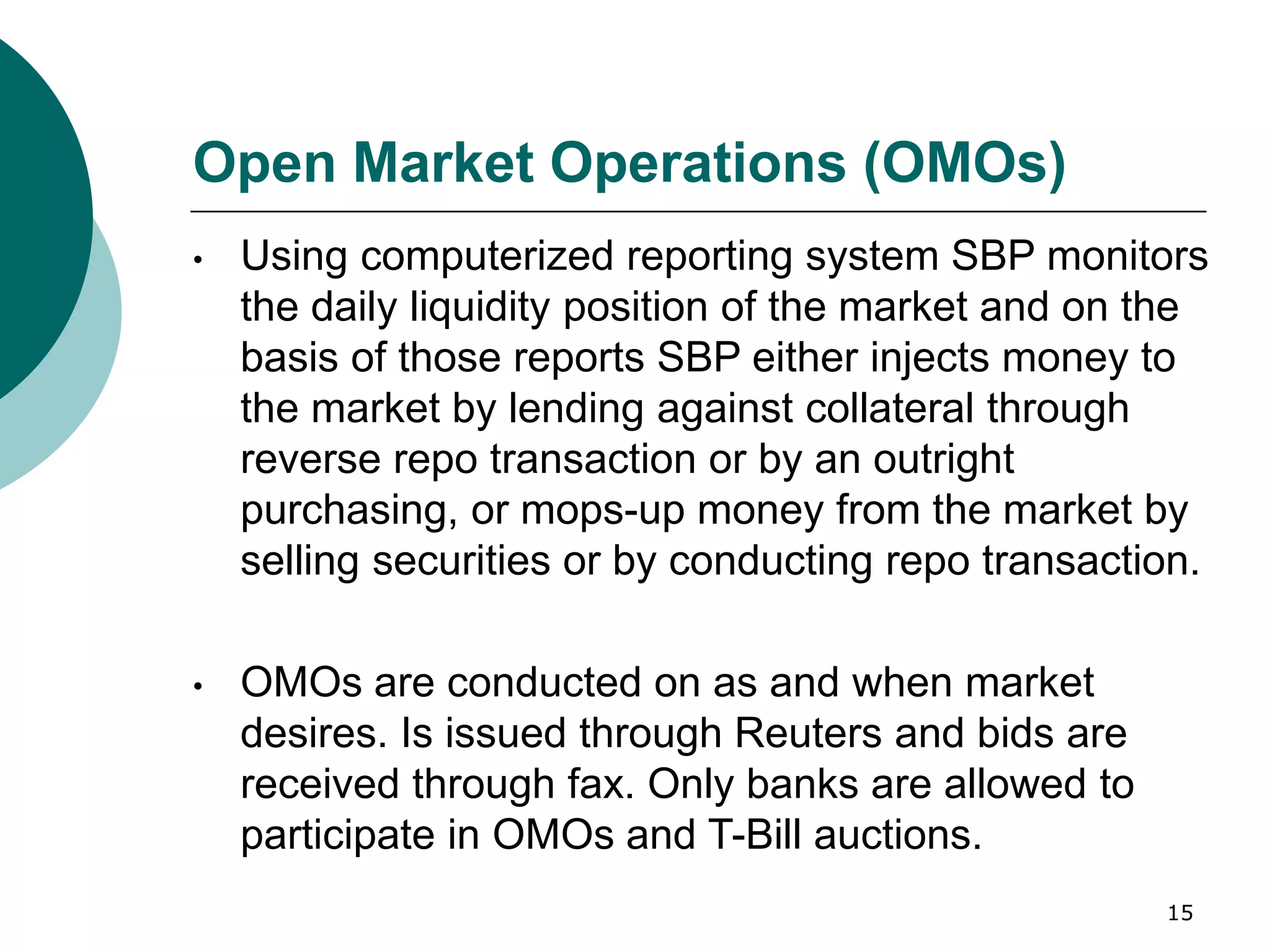SBP Mrket-Operations And Market Management | PPT