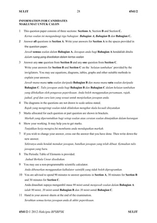 Sbp 2012 4541 kim kertas-2 | PDF