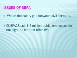 SARAAN BARU PERKHIDMATAN AWAM (SBPA) | PPTX