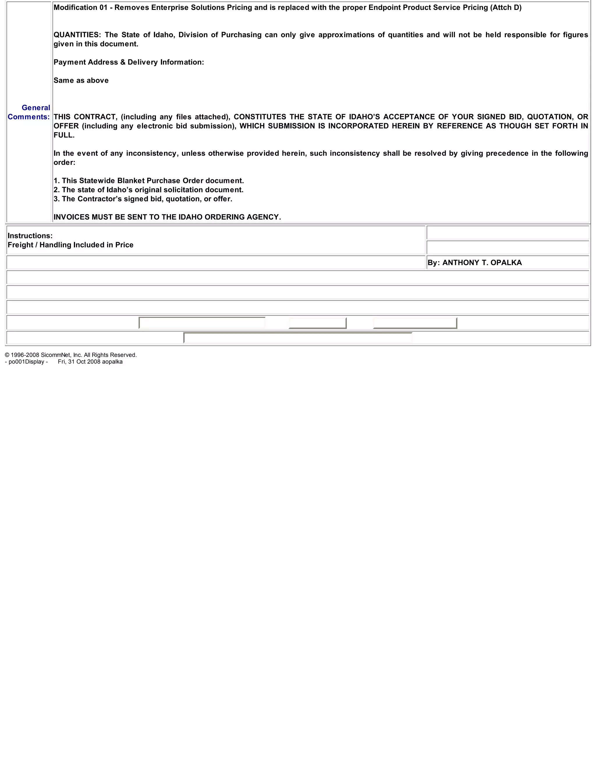 SBPO1306-One Vision Solutions-Video Conferencing Endpoint VTC ... | PDF