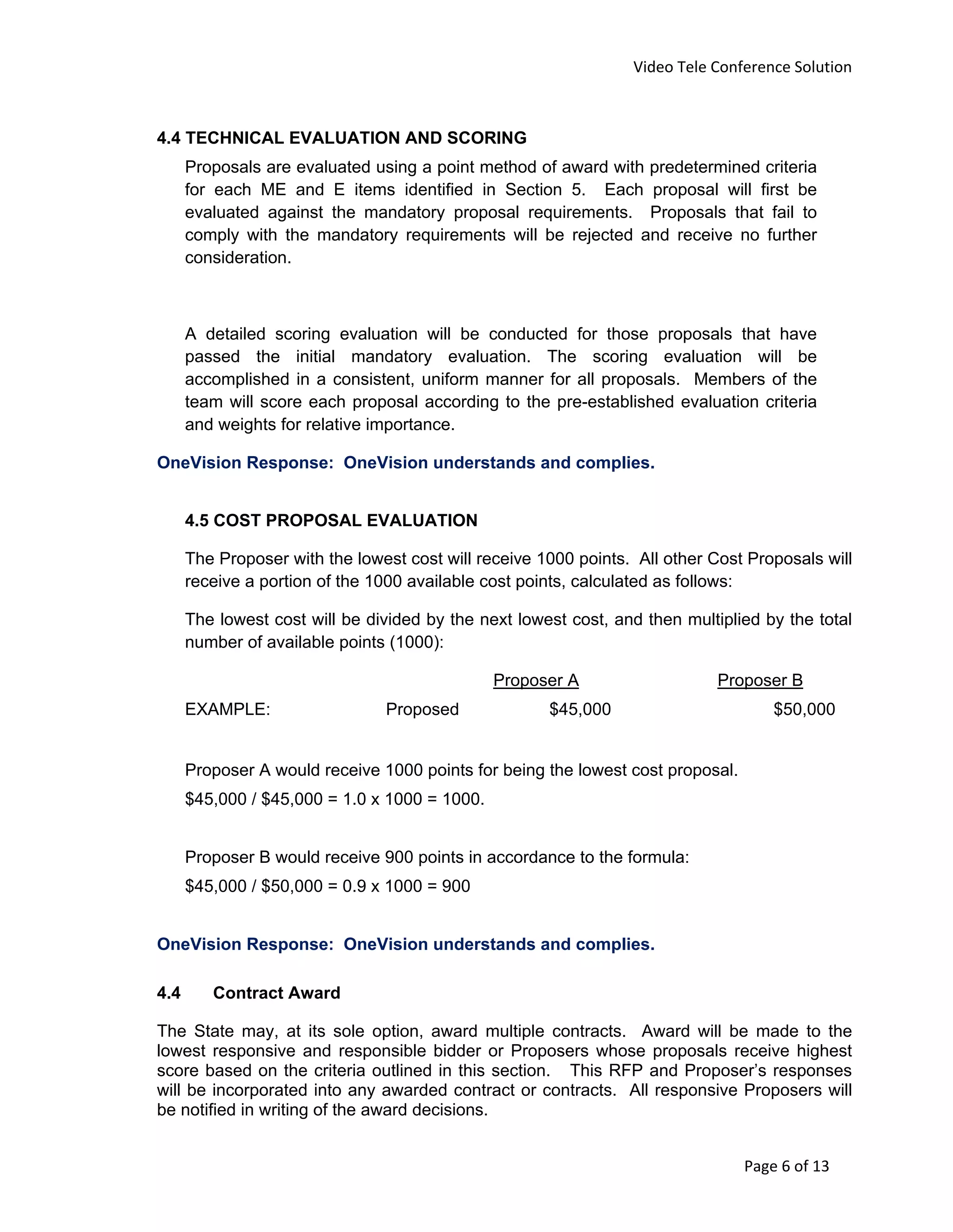SBPO1306-One Vision Solutions-Video Conferencing Endpoint VTC ... | PDF
