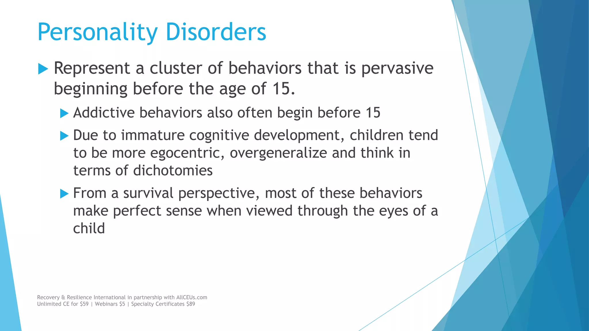 Working with Persons with Antisocial Personality Traits | PPTX