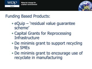 Waste and Resources Action Programme (WRAP) | PPT