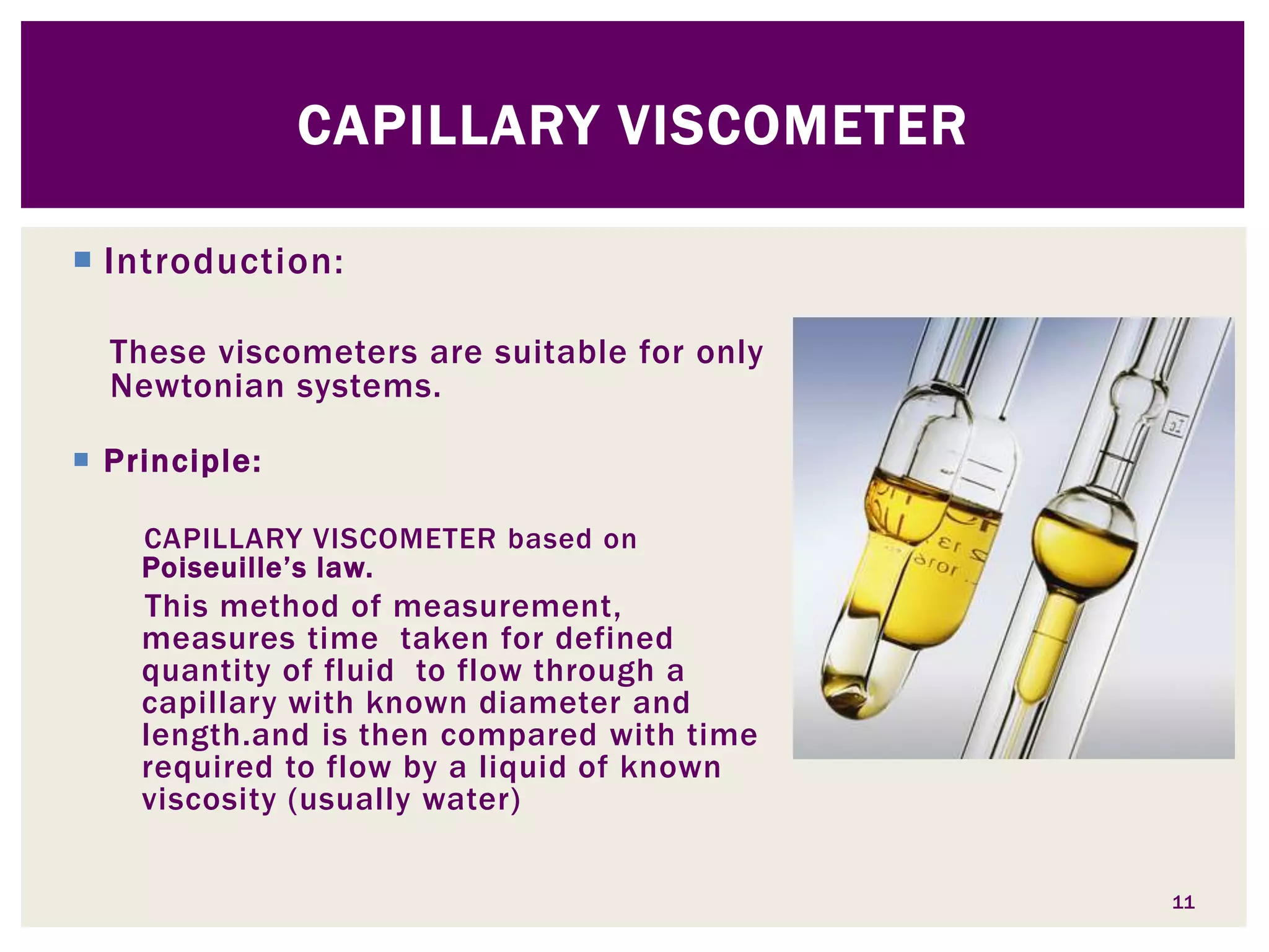 Viscometer and their types. | PPTX