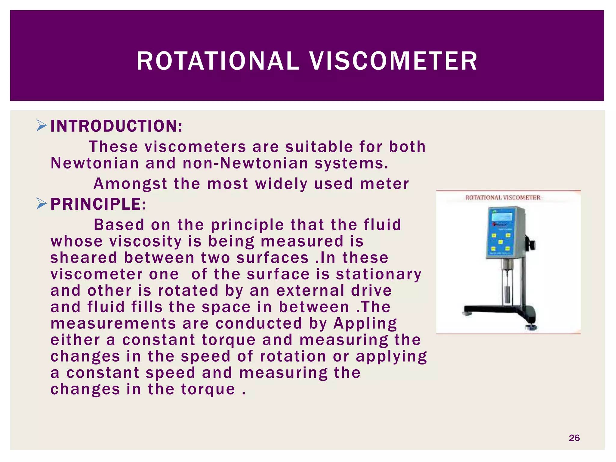 Viscometer and their types. | PPTX