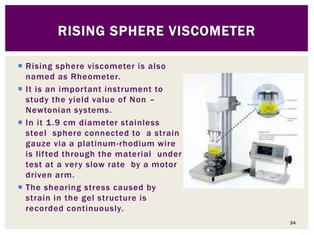 Viscometer and their types. | PPTX