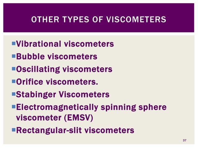 Viscometer and their types. | PPTX