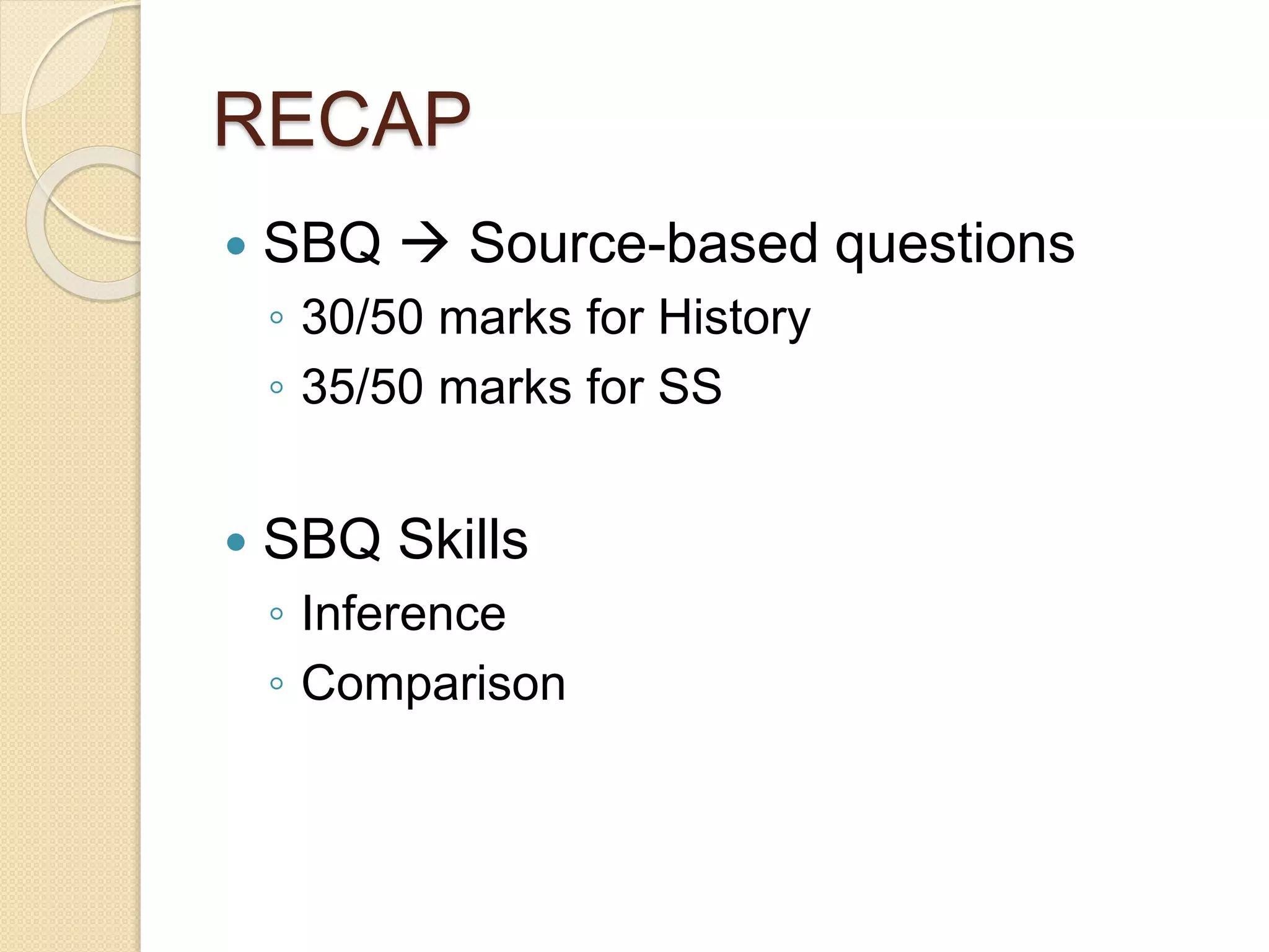 SBQ Skills - Reliability | PPTX