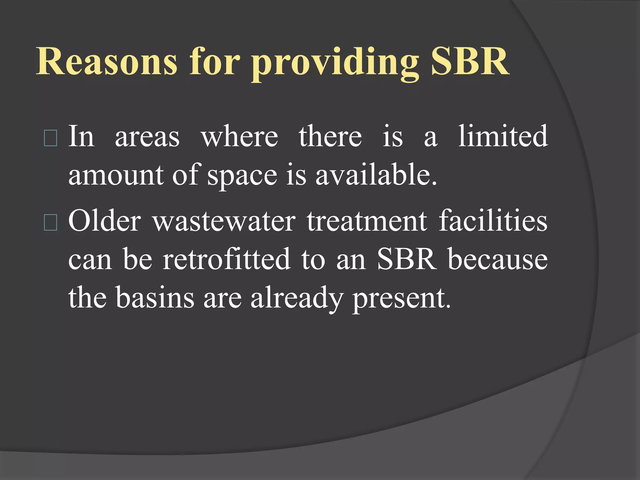 Sequencing batch reactor ppt | PPTX