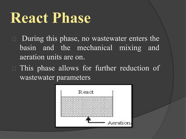 Sequencing batch reactor ppt | PPTX | Chemistry | Science