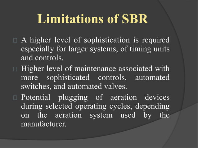 Sequencing Batch Reactor Ppt Pptx Chemistry Science