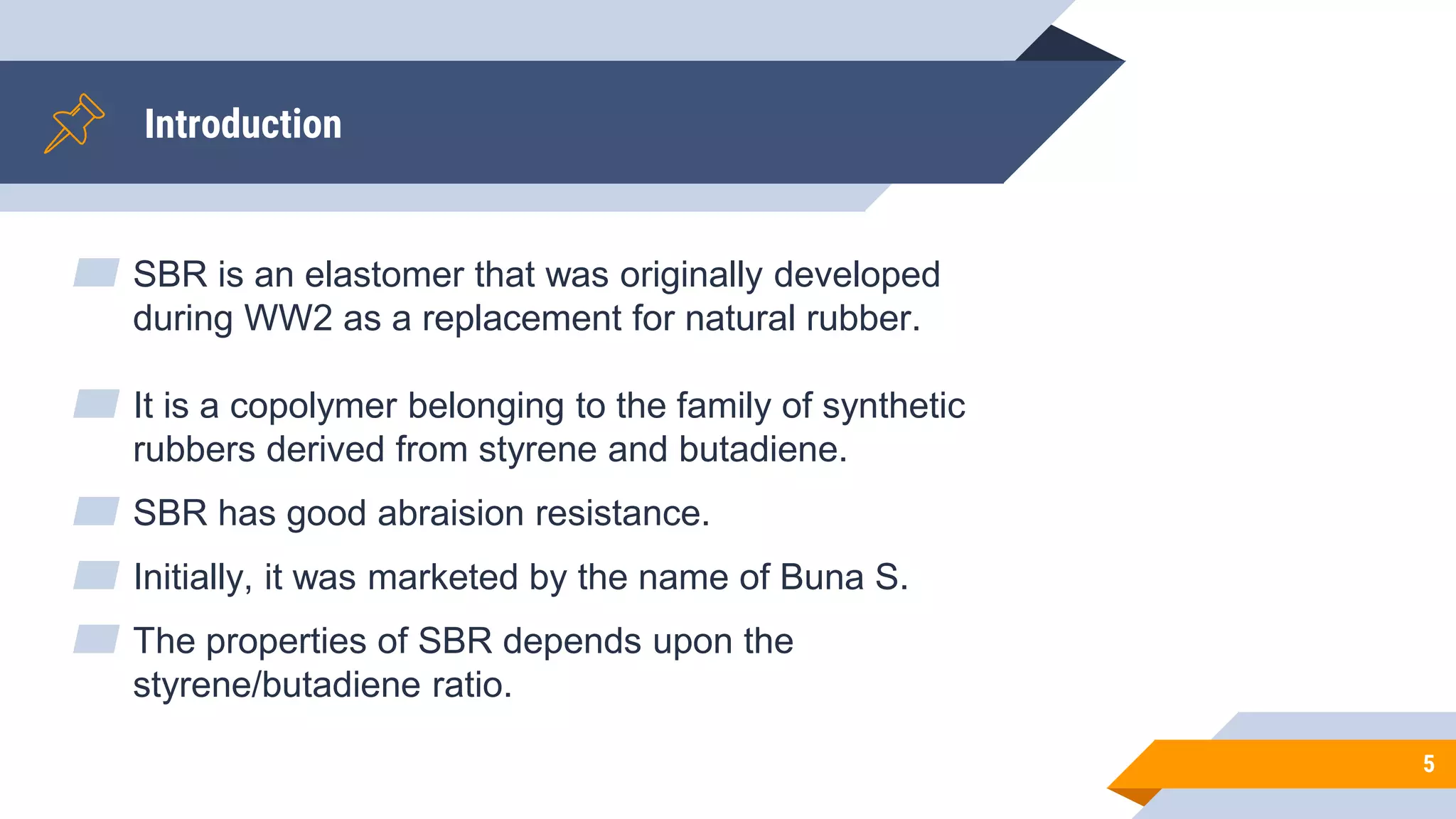 Styrene Butadiene Rubber | PPTX