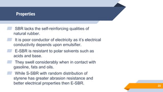 Styrene Butadiene Rubber | PPTX