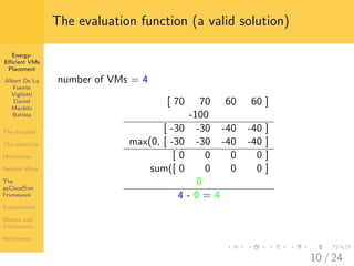 Energy-Efficient Virtual Machines Placement - SBRC2014 | PDF