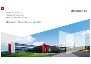 Use case: CloudStack and Ansible | PPT