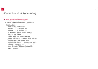 Use case: CloudStack and Ansible | PPT