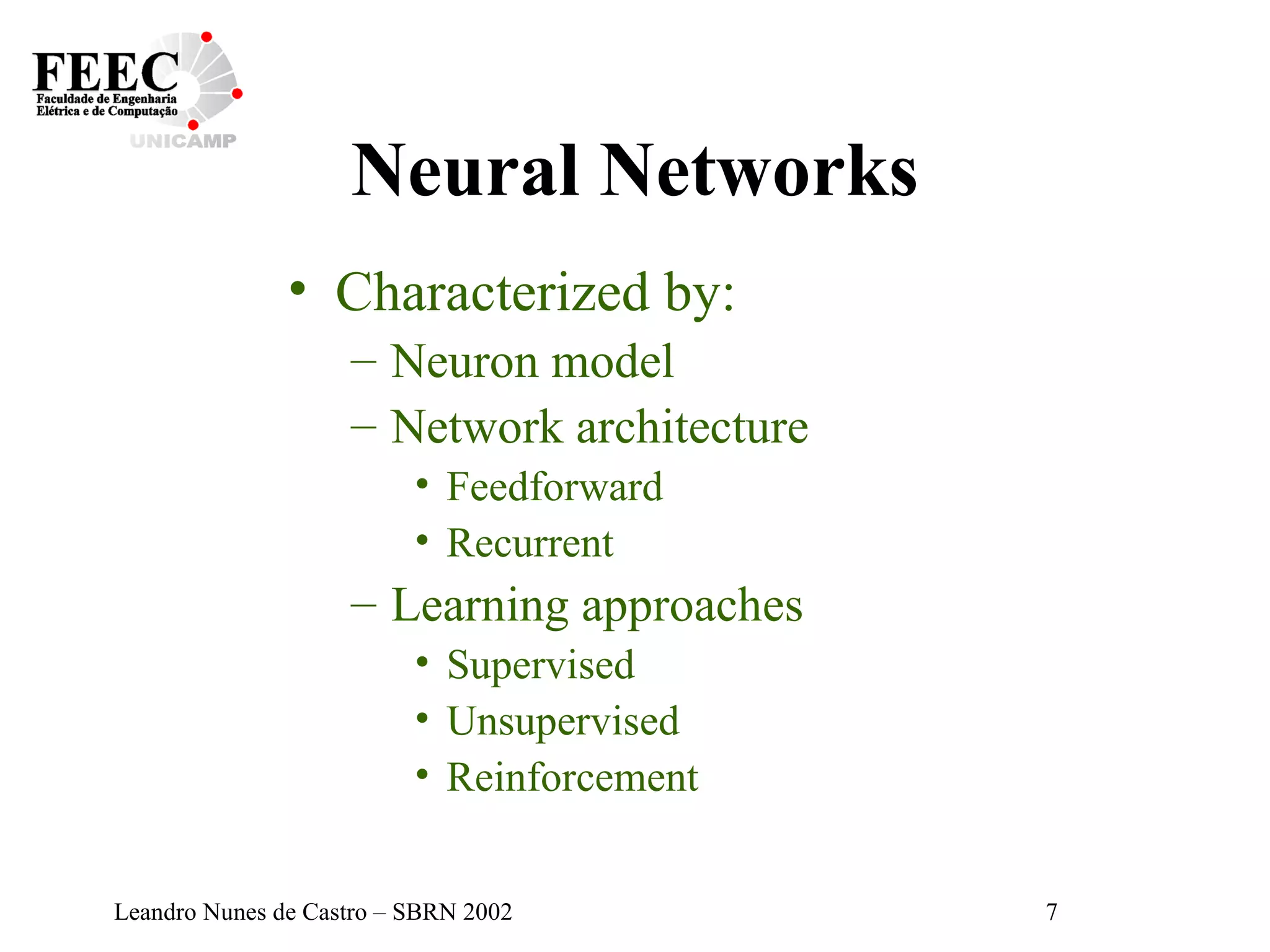 2002: Comparing Immune and Neural Networks | PPT