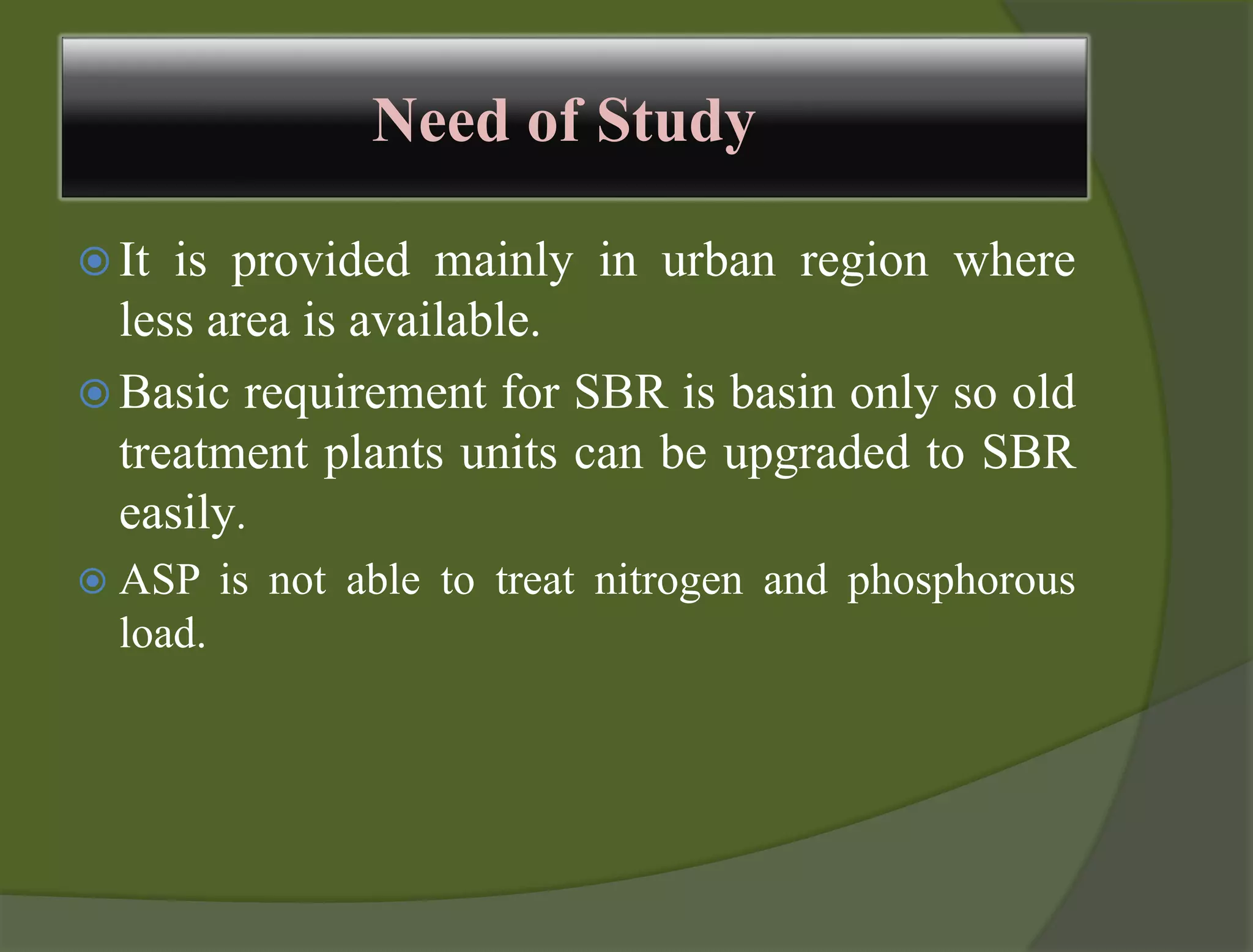 Sequential batch reactor (SBR) | PPTX