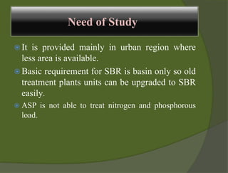 Sequential batch reactor (SBR) | PPTX