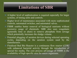 Sequential batch reactor (SBR) | PPTX
