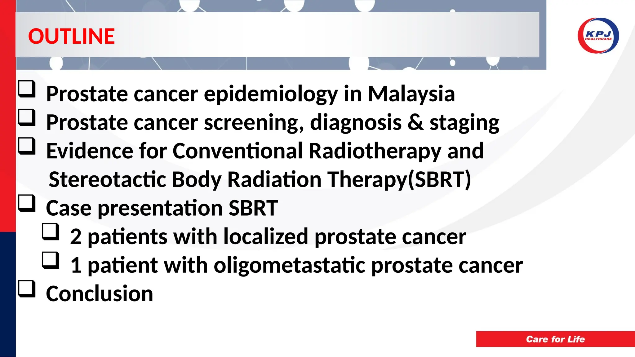 SBRT the new standard of care for Prostate Cancer | PPTX