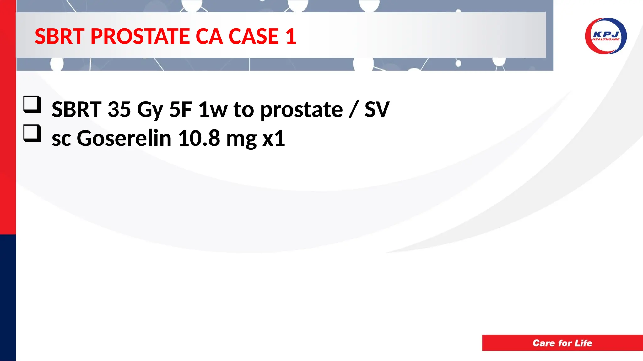 SBRT the new standard of care for Prostate Cancer | PPTX