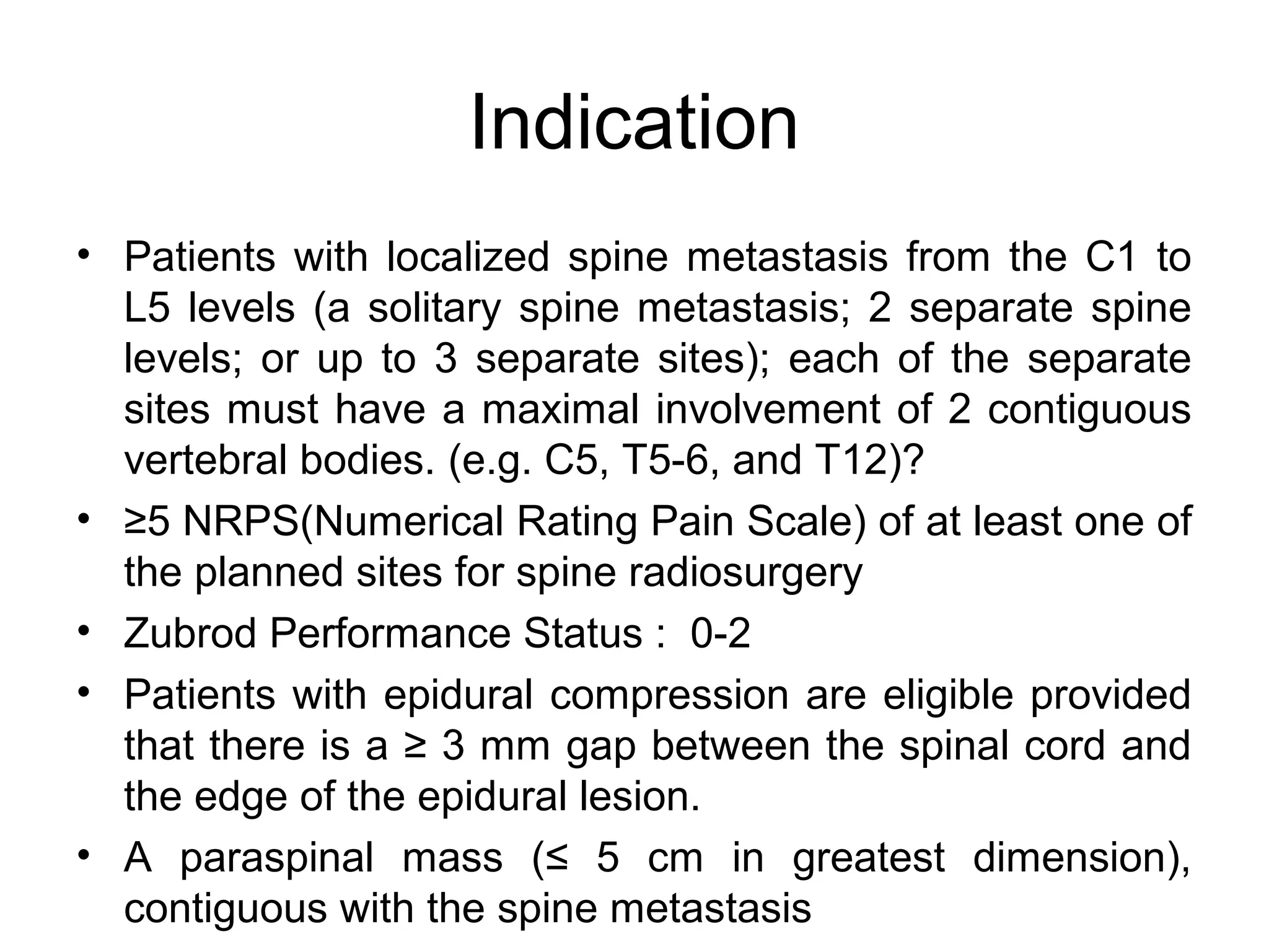 SBRT Contouring Guidelines | PPT