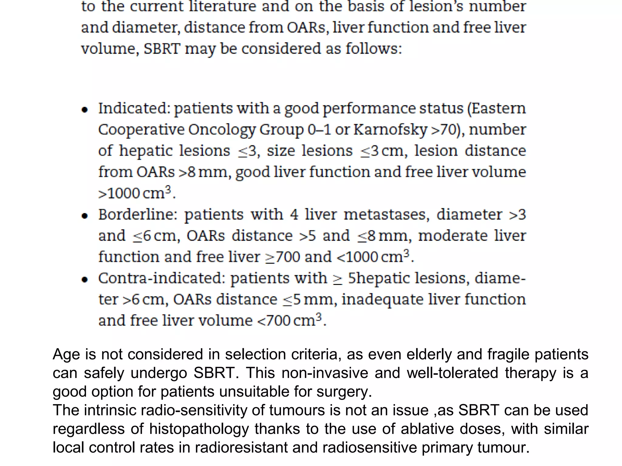 SBRT Contouring Guidelines | PPT