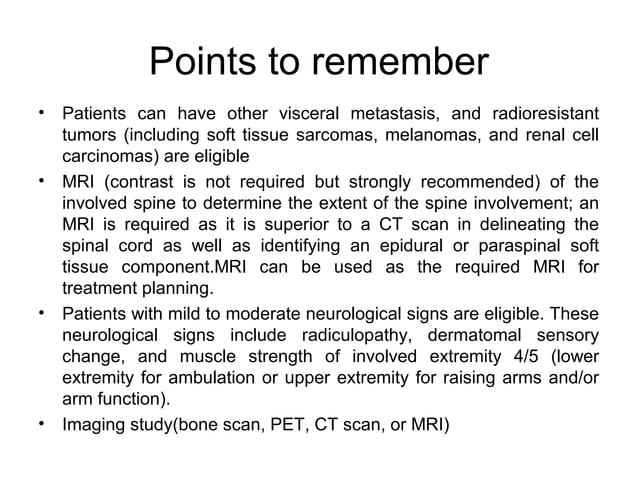 SBRT Contouring Guidelines | PPT