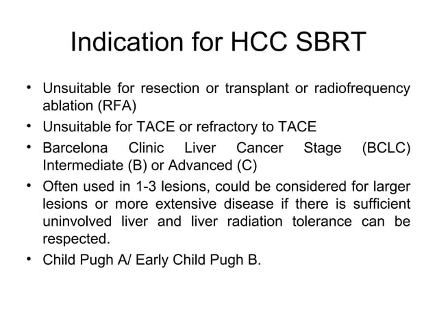SBRT Contouring Guidelines | PPT