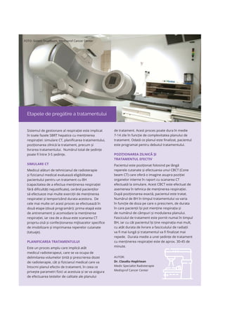 Radioterapia corporală stereotactică la nivelul ficatului | PDF