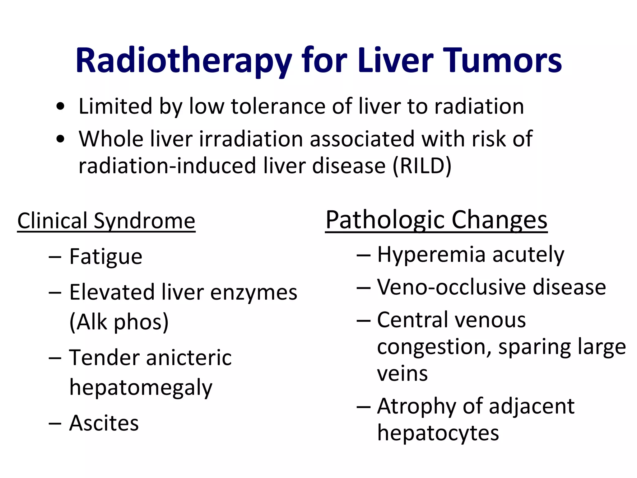 Sbrt liver tumors_kag(cancer ci 2013) karyn a. goodman | PPTX