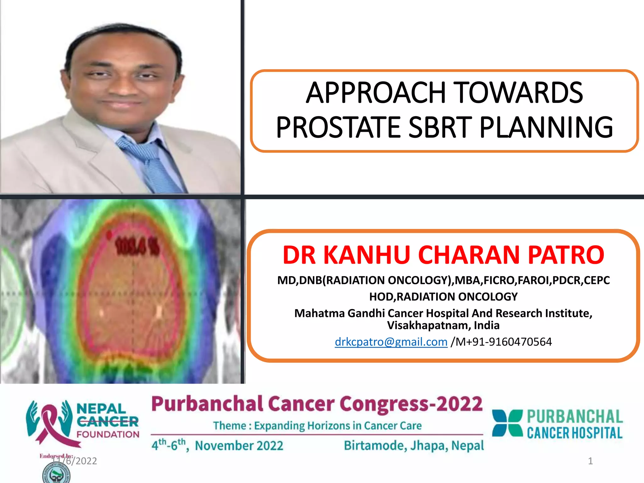 SBRT PROSTATE PLANNING | PPTX