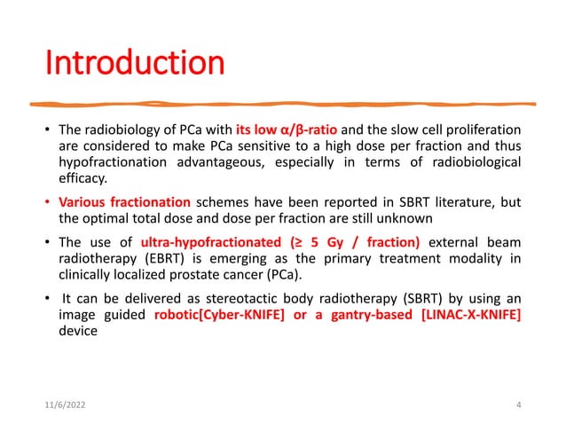 SBRT PROSTATE PLANNING | PPTX