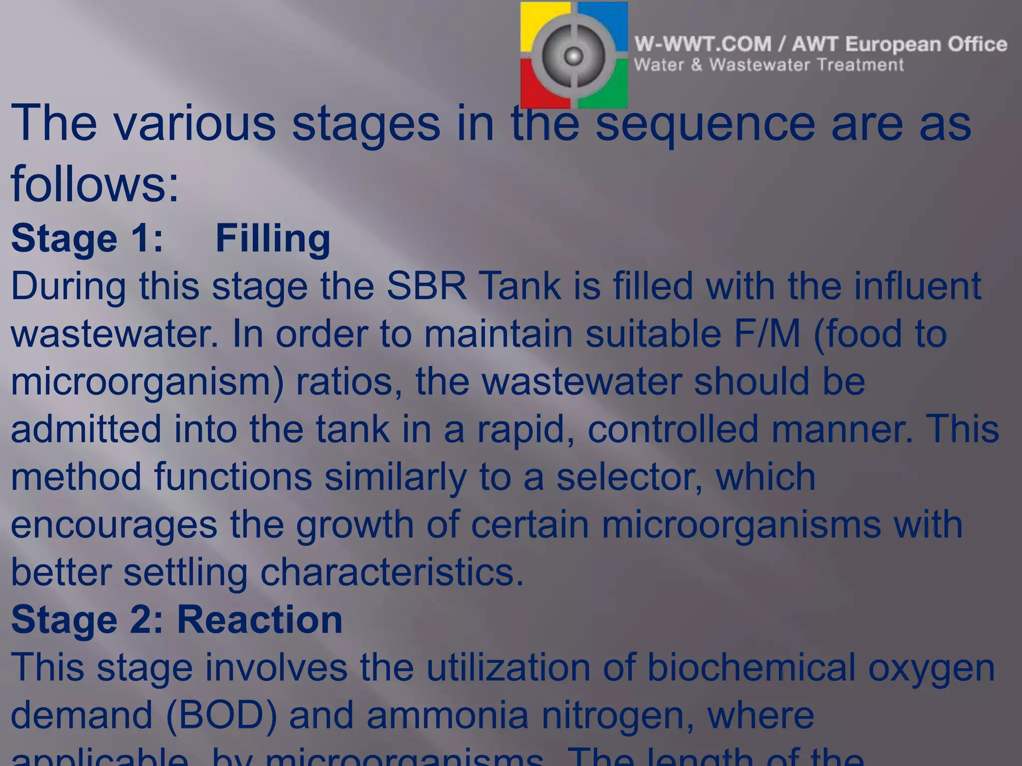 Sbr wastewater treatment plant | PPTX