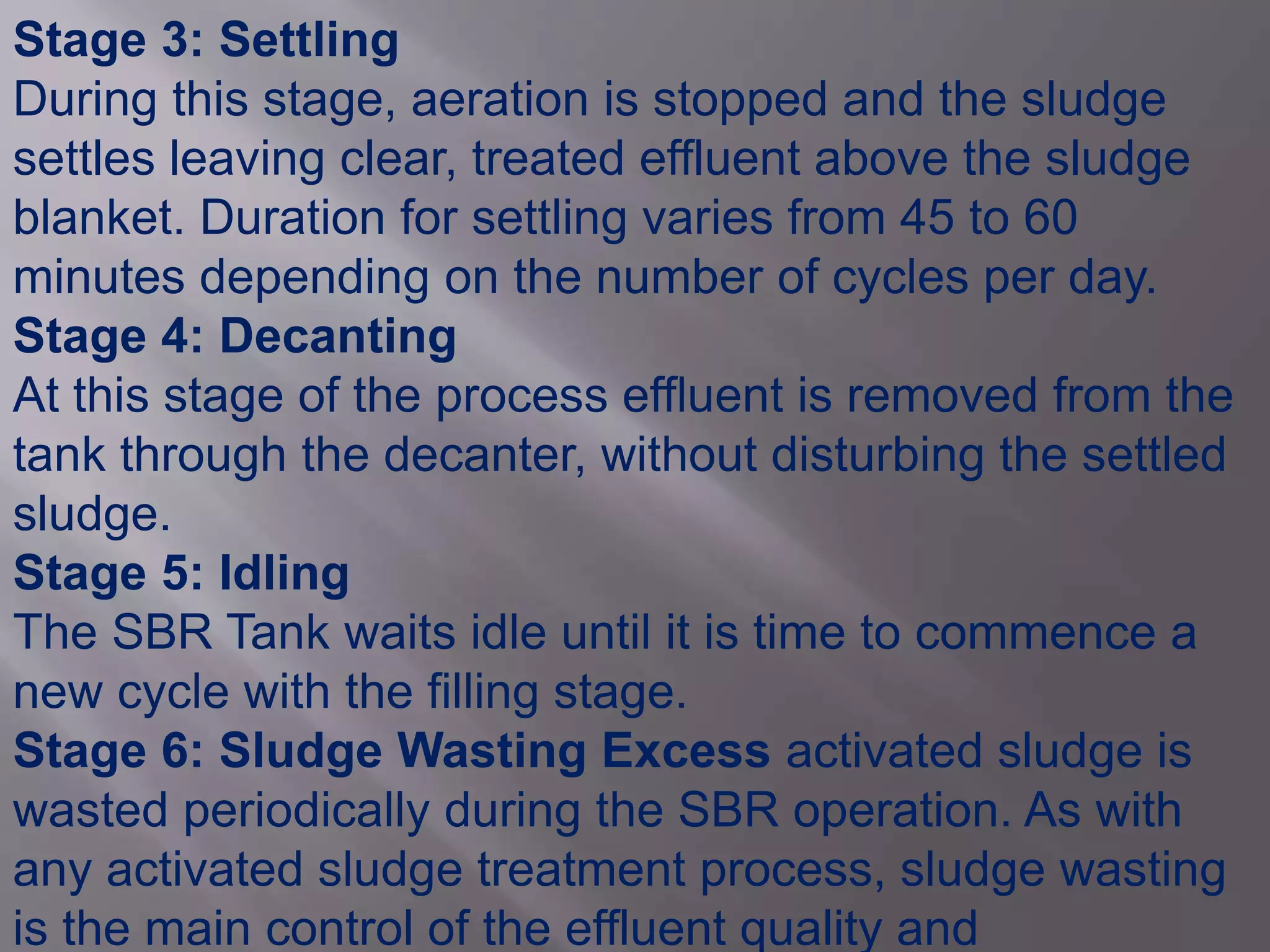 Sbr wastewater treatment plant | PPTX