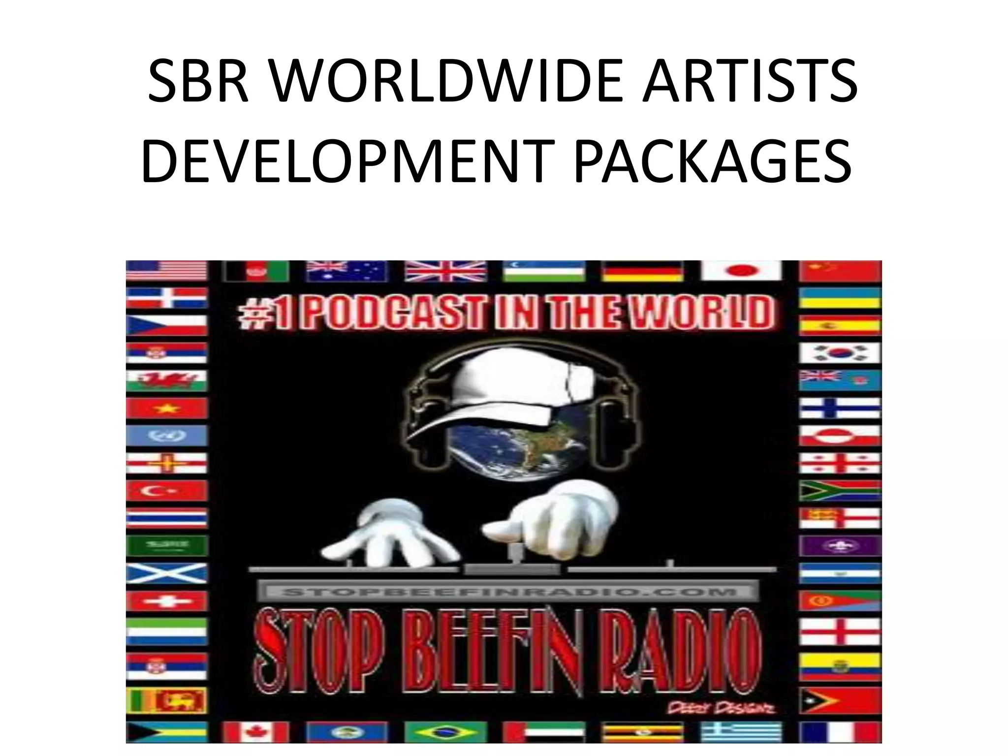 Sbr world artists development packages | PPT
