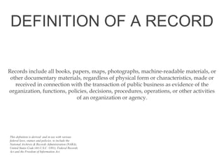 SBS-102 Document-vs-Records | PPT
