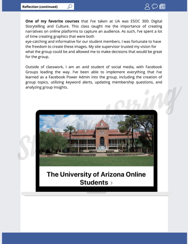 Social Media Internship- Final Reflection | PDF