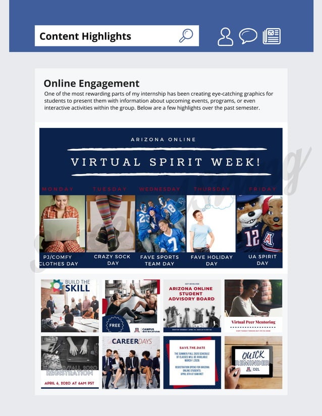 Social Media Internship- Final Reflection | PDF